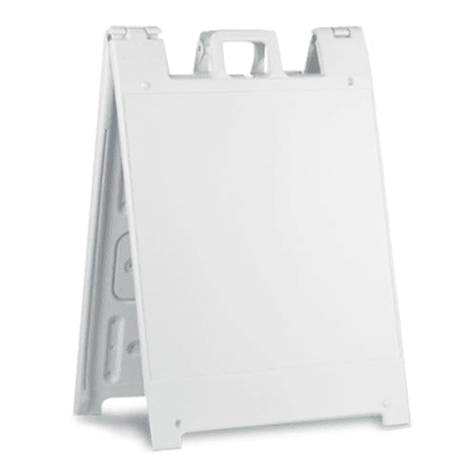 Portable Plastic A-Frame Signs – Captured Digital